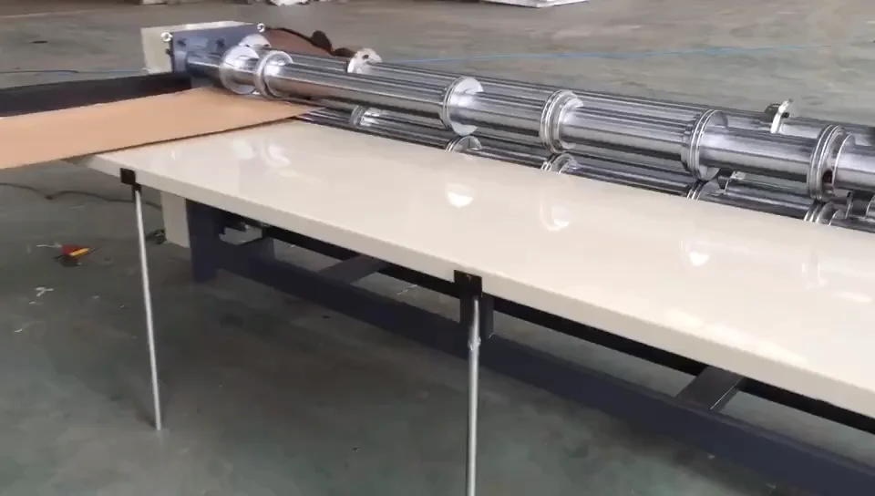Corrugated Slitter Scorer Cardboard Cutting And Creasing Machine - Buy ...
