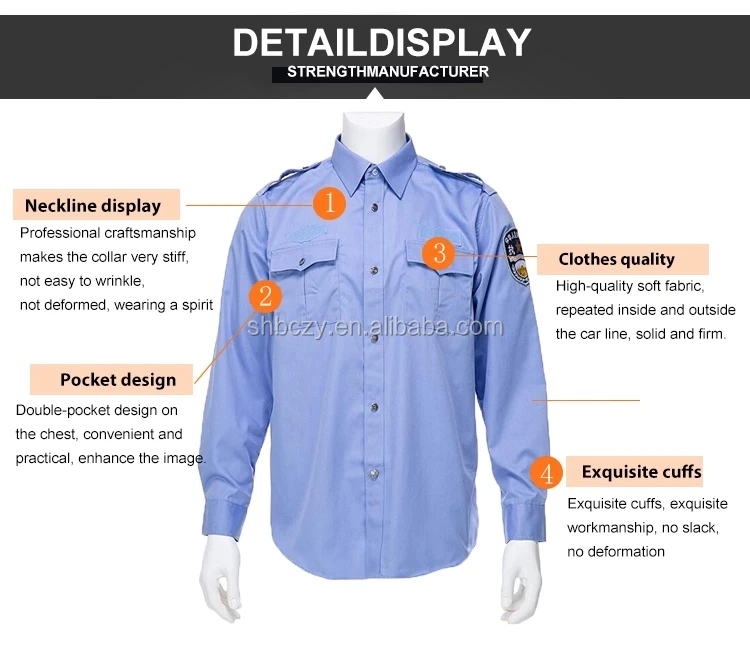 Cheap Security Guards Uniform White Shirts| Alibaba.com