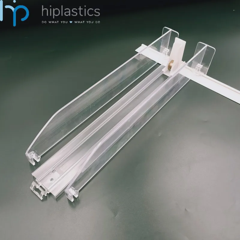 Hiplastics Supermarket Pvc Clear Shelf Pusher Shelves Dividers For ...