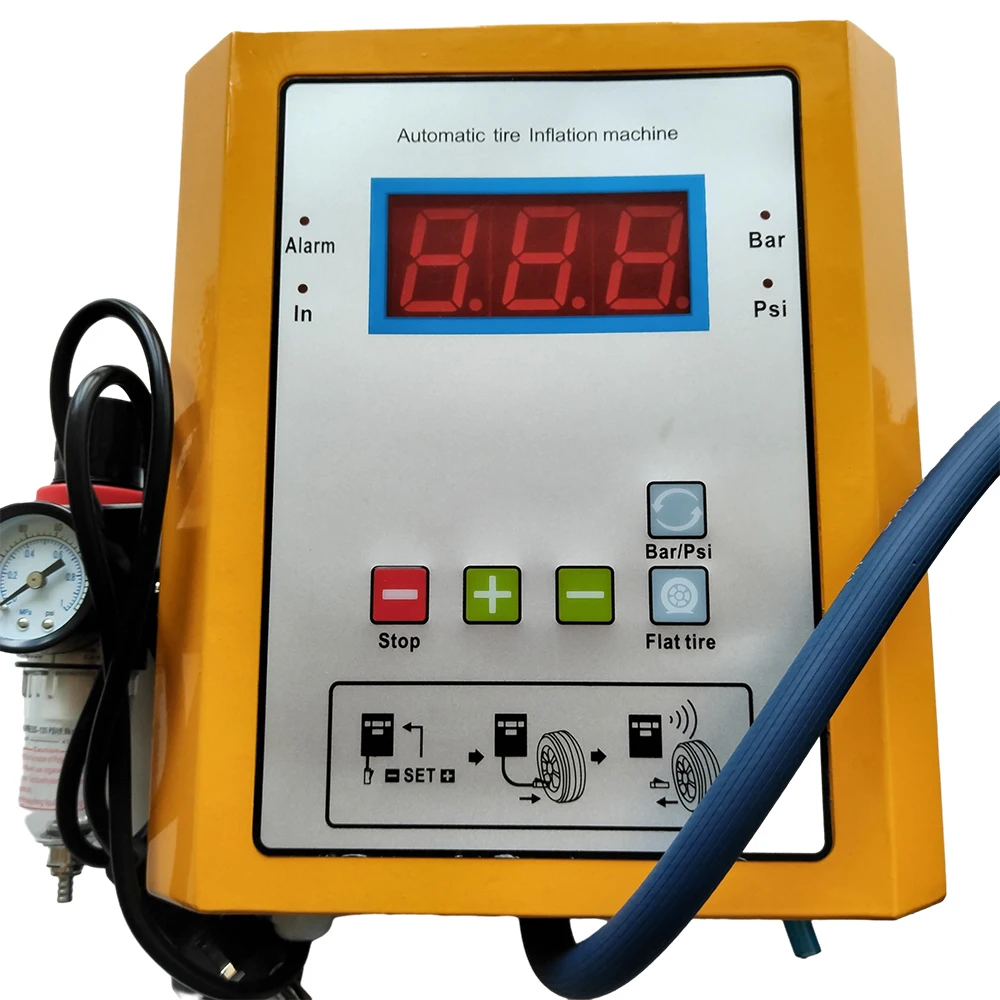 Simple Wall Mount Digital Tire Inflator For Tire Repair Shop Small Size ...