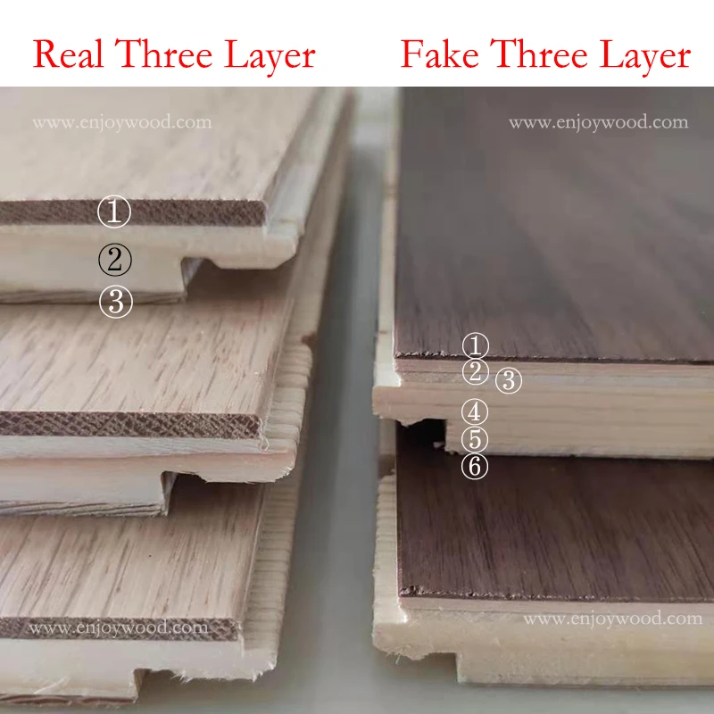 Russian European White Oak & American Walnut Flooring