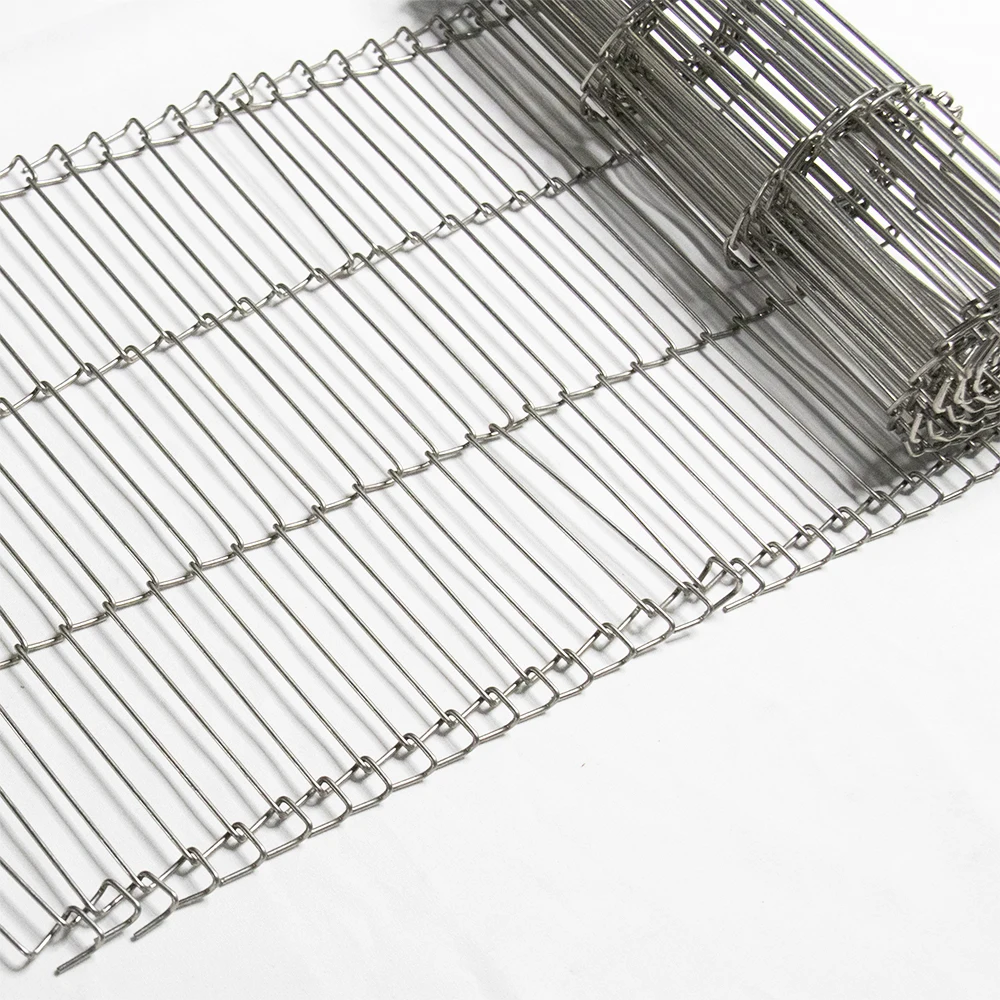 90 Degree Curve Stainless Steel Wire Mesh Belt - Durable