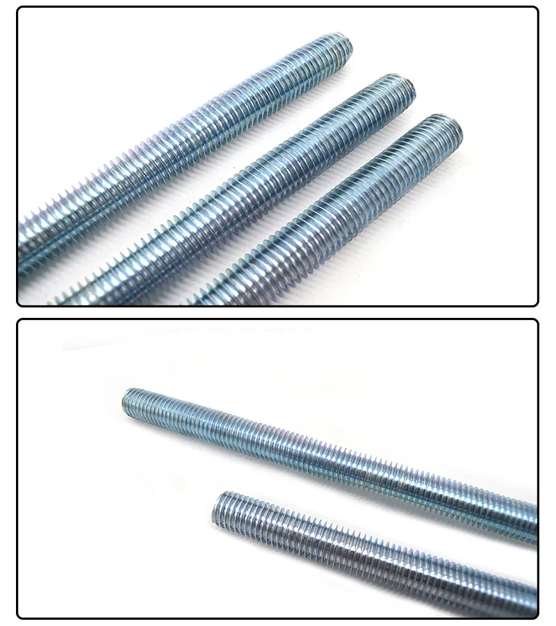 Din975 Hot Size Threaded Rod 4.8 8.8 10.9 12.9 Grade Galvanized Hot Dip ...