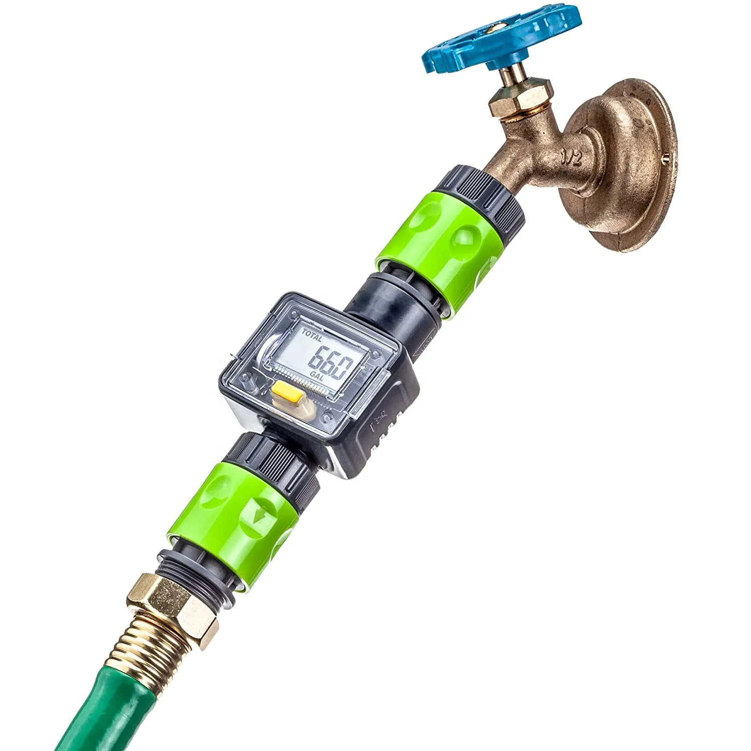 Hose Water Meter For Garden Tools Water Hose Or Irrigation System Home ...