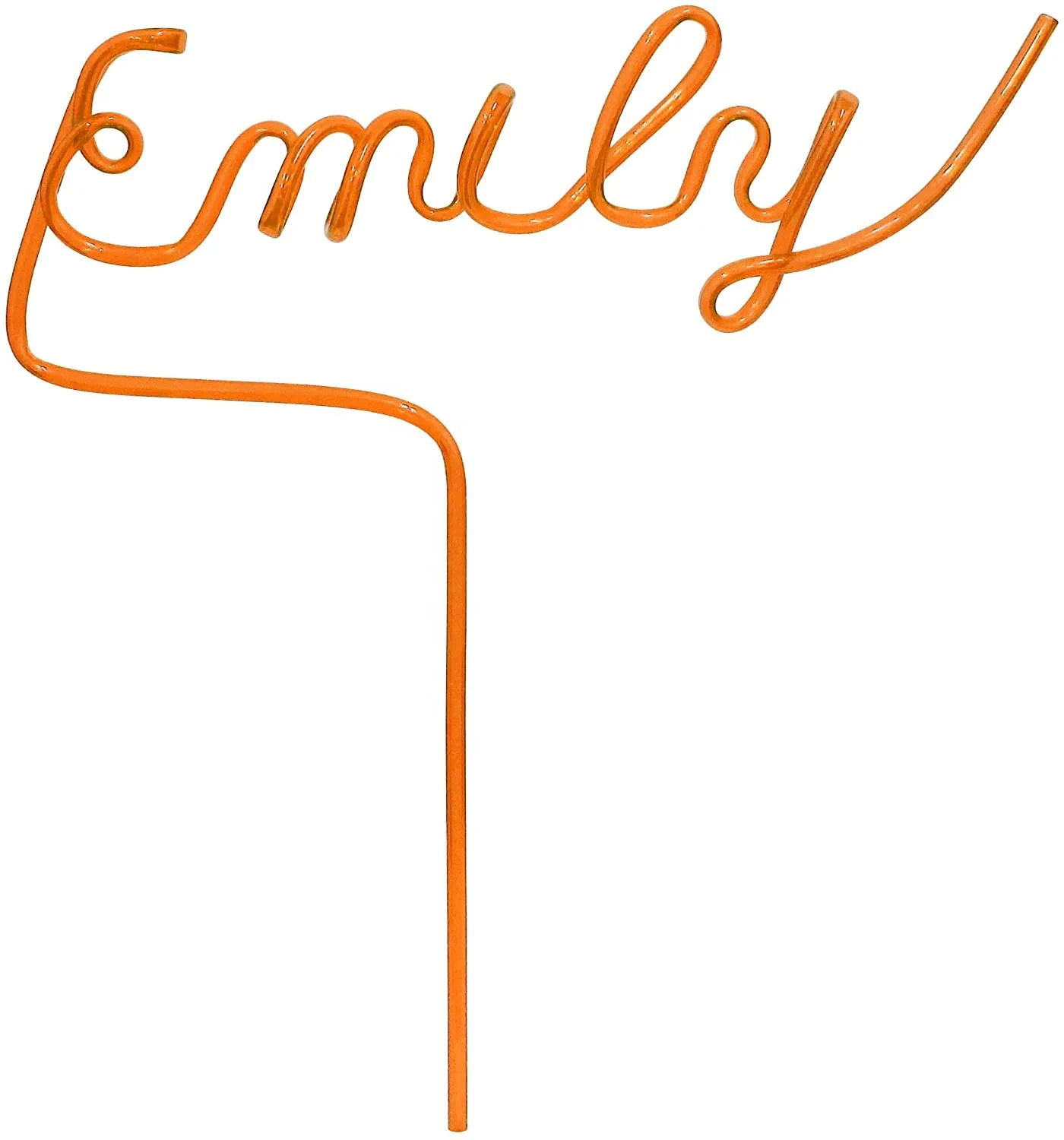 Customizable Plastic Letter Straws - Party Decorations