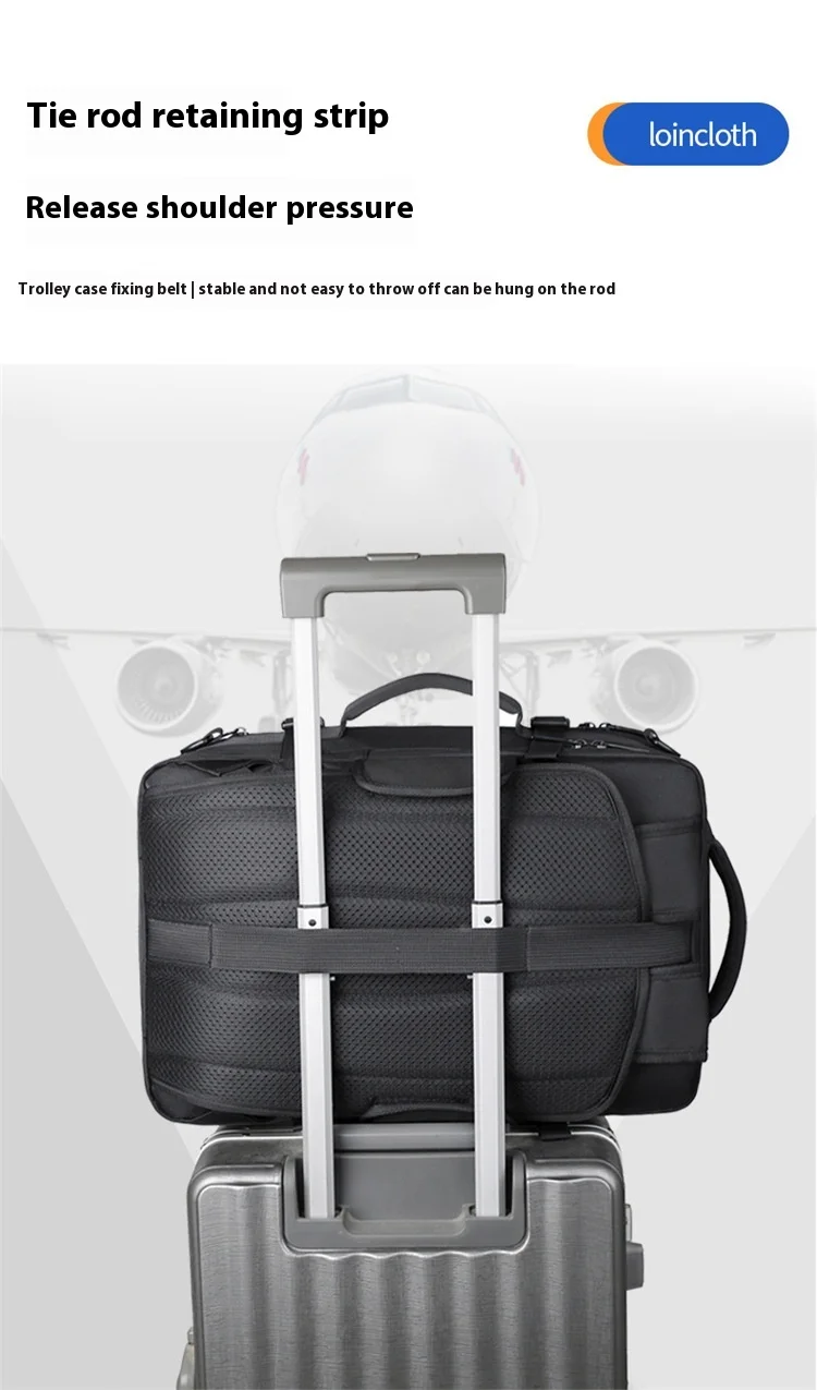 Portable Vacuum Seal Backpack Compression System Expandable Anti-theft ...