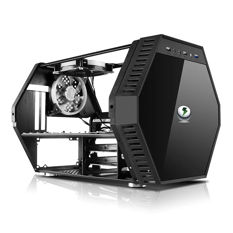 Atx Gaming Computer Case Front Panel Case For Computer Gaming Casing ...