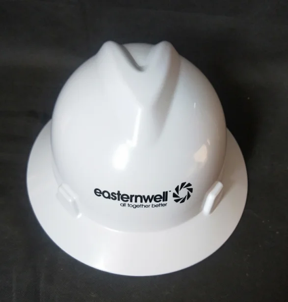 High Quality Hard Hat with Vented Ratchet & Reflective Stickers