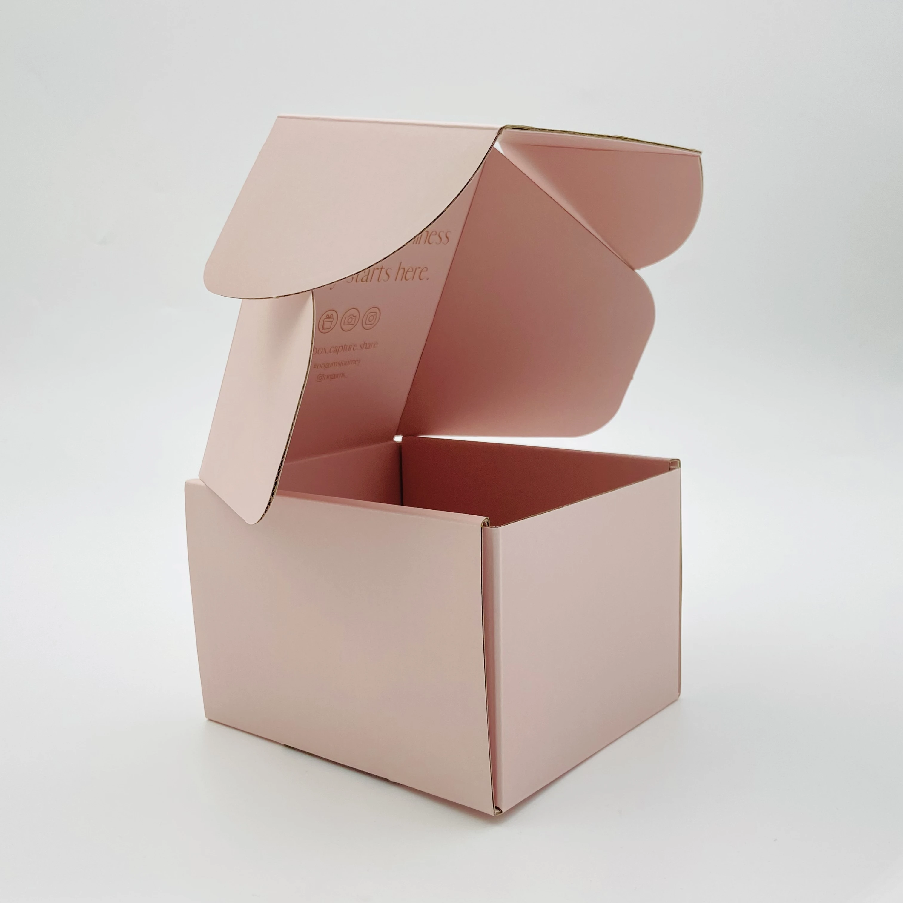 Modern Luxury Customized Corrugated Paper Boxes With Insert For ...