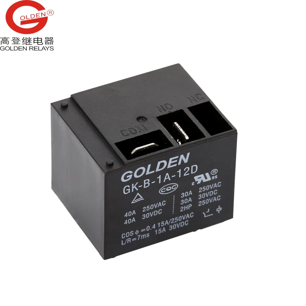 Golden Relay Gk-b-1a-12d 30a 40a 2hp Dc Ac Pcb Control Board With Spno ...