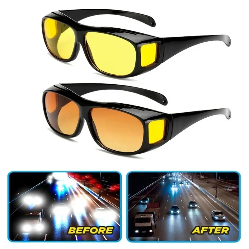 Car Night Vision Driving Glasses - Anti-Glare & UV Protection