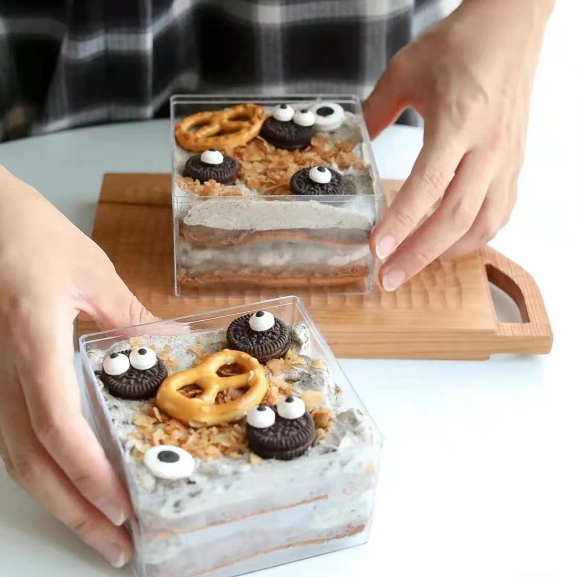 Transparent PS Plastic Cake Box - Eco-Friendly Cake Container for ...