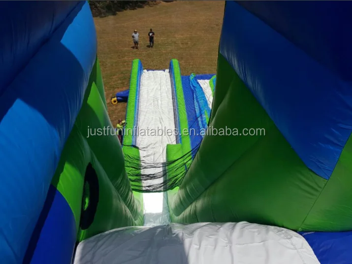 45'h Mega Inflatable Skyslide Water Slide Dropkick Slide For Adult ...