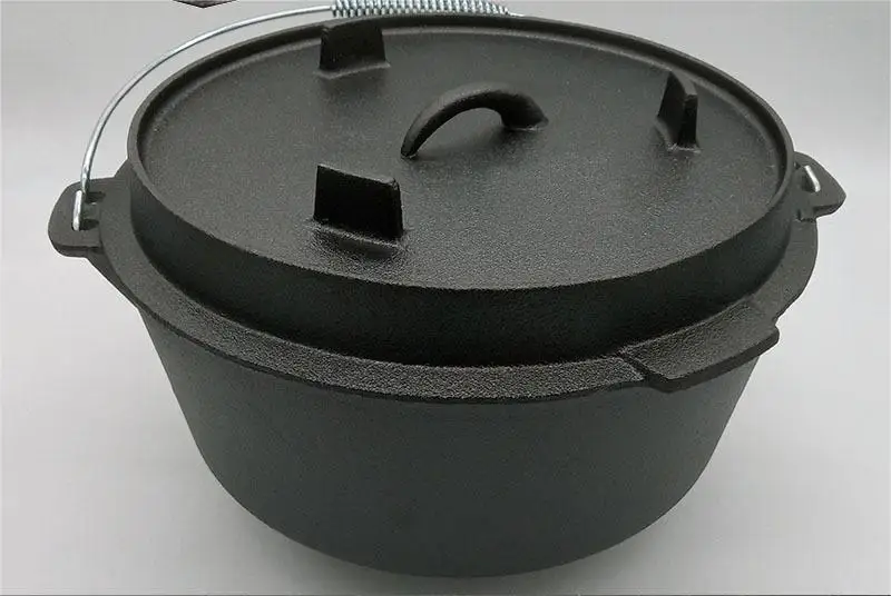 Mu Cast Iron Three Legged Dutch Oven Pots - Buy Cast Iron Three Legged ...