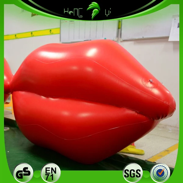 Red Inflatable Lip Shaped Sofa/mouth Sex Toys - Promotional Fun