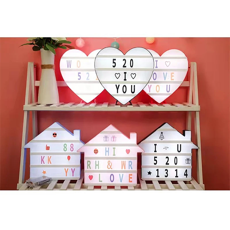 LED Message Board - DIY Cinema Lightbox for Valentine's