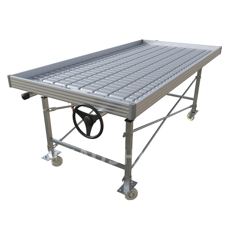 Greenhouse Flood Rolling Bench - Efficient Hydroponics