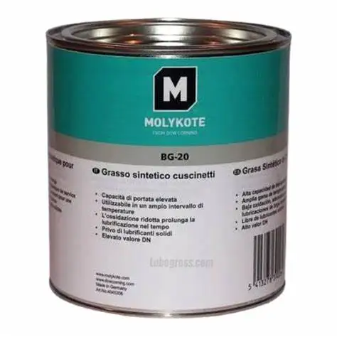 Molykote Bg-20 High-Speed Bearing Lubricant - 1kg Grease