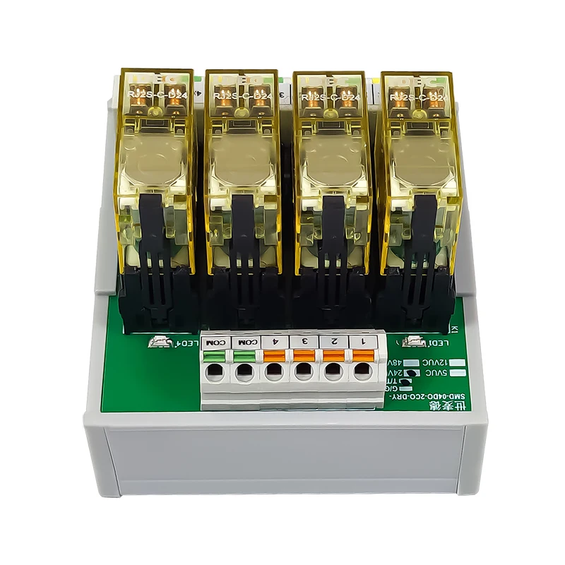 4 Channel 8a 220vac/250vdc Direct Insertion Relay Module . - Buy Direct ...