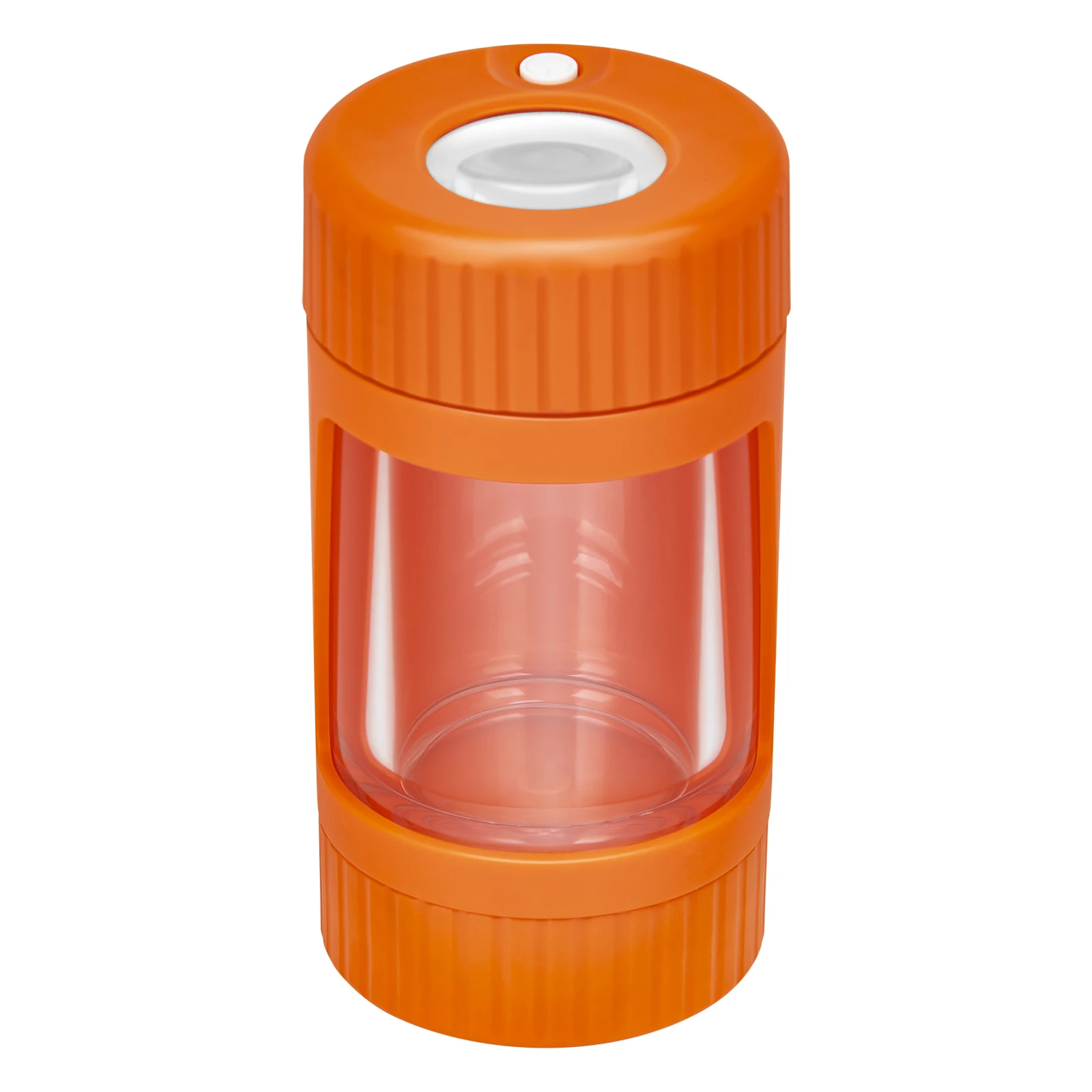 2020 Custom Madelogo Mag Jar Magnifying Led Jar Led Herb Stash Box Weed ...