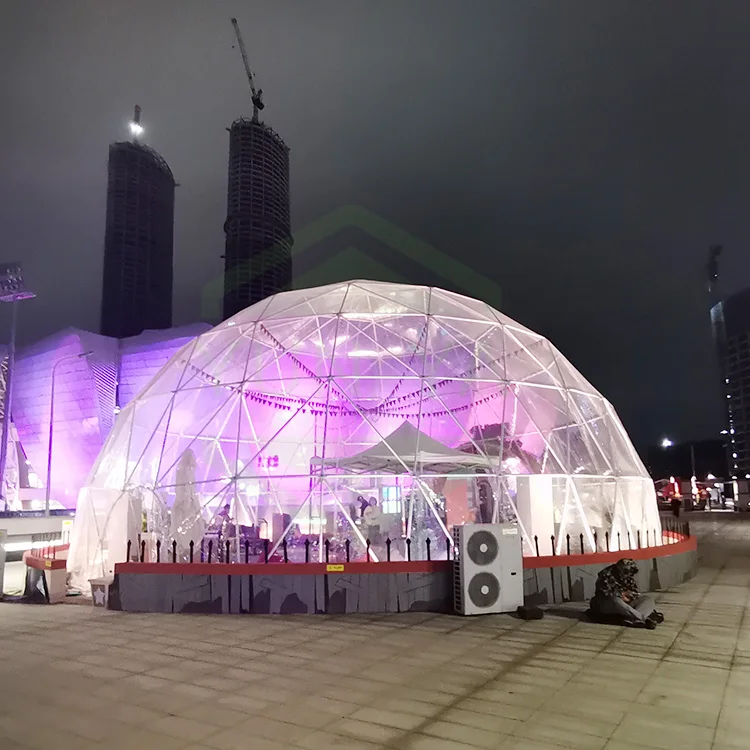 Galvanized Steel Structure Clear Hemispherical Live Show Concert Music ...