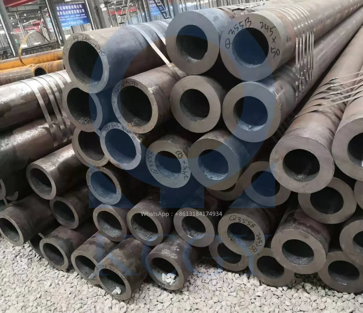 En10216 16mo3 (1.5415) Seamless Steel Tube For The Pipelines Of Boiler ...