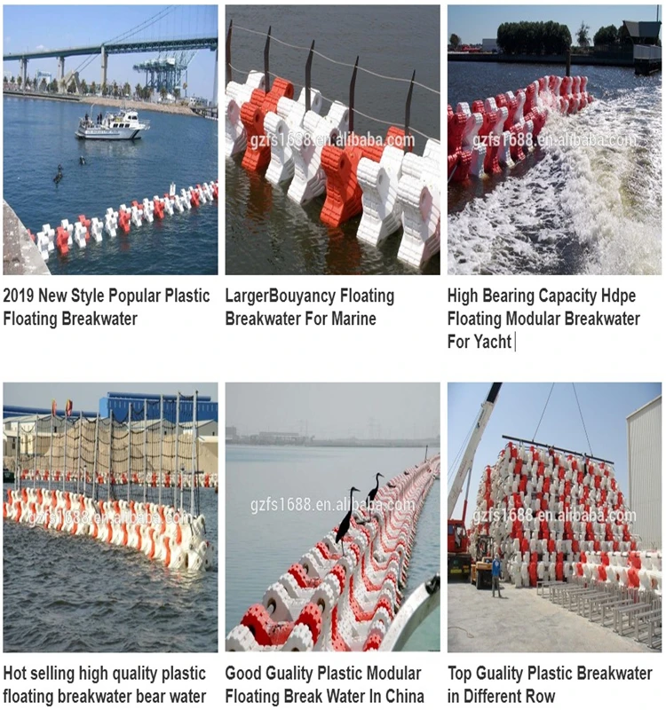 Plastic Floating Wave Breaker - Durable HDPE Marine Solutions, Easy ...