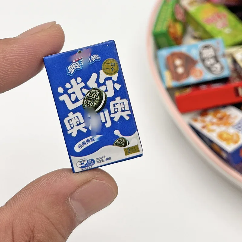 Miniature 3D Biscuit Box Wooden Blocks Accessories New Convenience ...