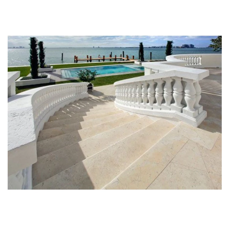 Natural Stone Stair Steps - Elegant Outdoor & Indoor Decor