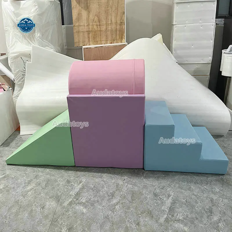 Pastel Pink Softplay Equipment - Perfect for Indoor Parties