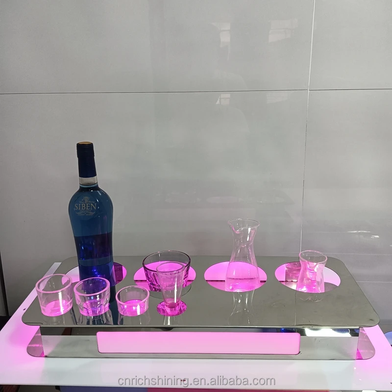 8 Holes Stainless Steel Material Customized Vip Led Glorifier Happy ...