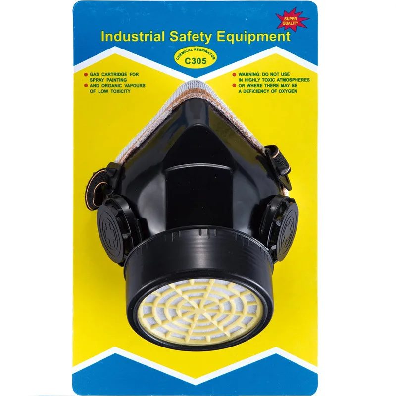 Safety Mask Chemical Respirator Mask Head-mounted Respirator Mask With ...