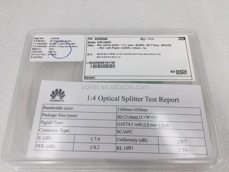 SPL9101-P2032 Compact Optical Splitter - 1 Year Warranty