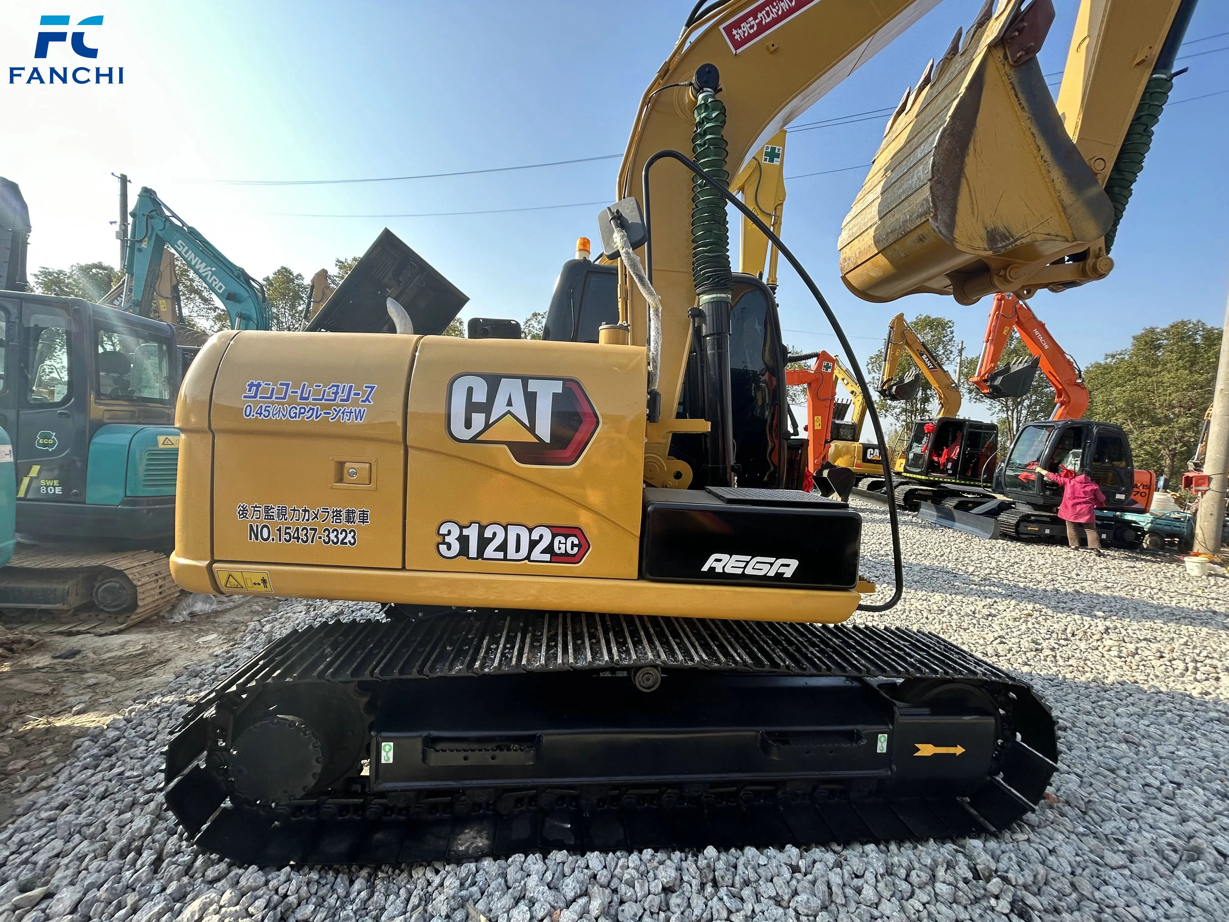 High-quality Caterpillar 312d Excavator/new Digital Pilot Second-hand ...