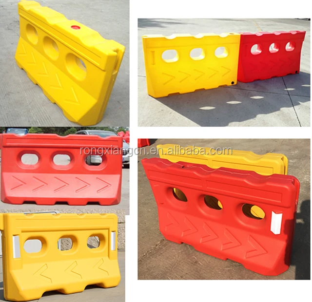 Crash Rated Road Blocker/traffic Plastic Pliable Barrier Roadblocks ...