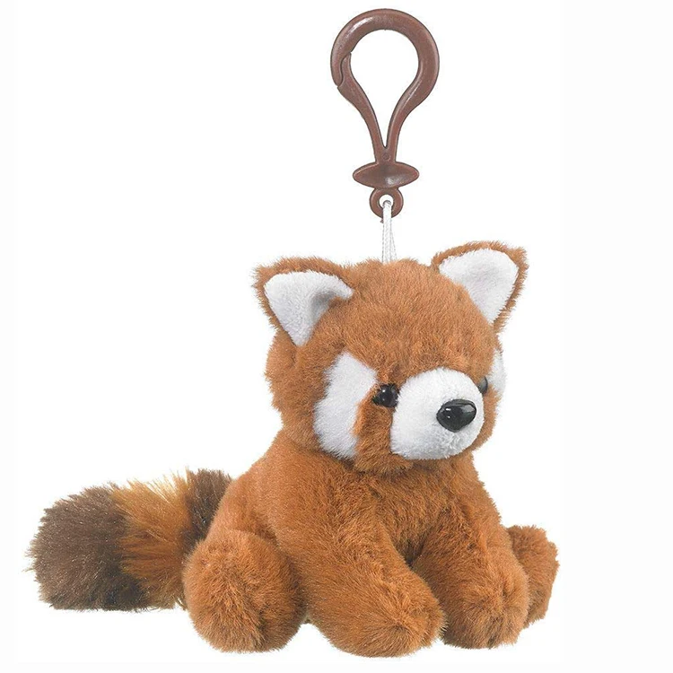 Custom Cute Lifelike Small Cartoon Stuffed Animal Plush Tiger Keychain