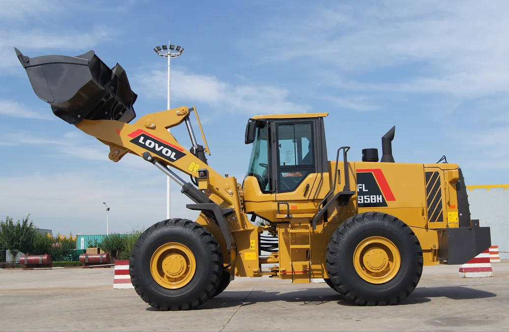 Chinese Foton Lovol Fl958h 5.5 Ton Mini Front End Wheel Loader With ...