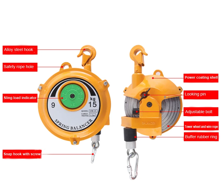 9kg Handing Welding Line Balancer Tool - Function of Spring Balance
