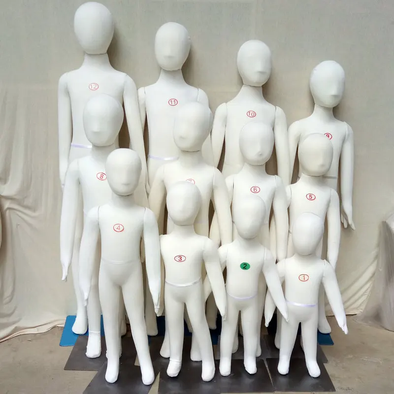 1-15 Years Old Child Mannequin Adjustable Foam Maniquie Kids Realistic ...