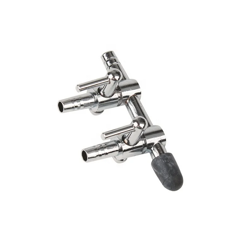 Stainless Steel Fish Tank Air Flow Output Splitter Aquarium Air Pump ...