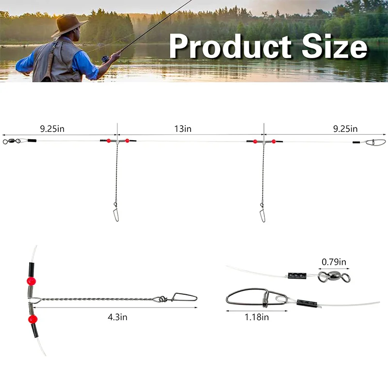 Fishing Leaders - Durable Stainless Steel Tackle Rigs