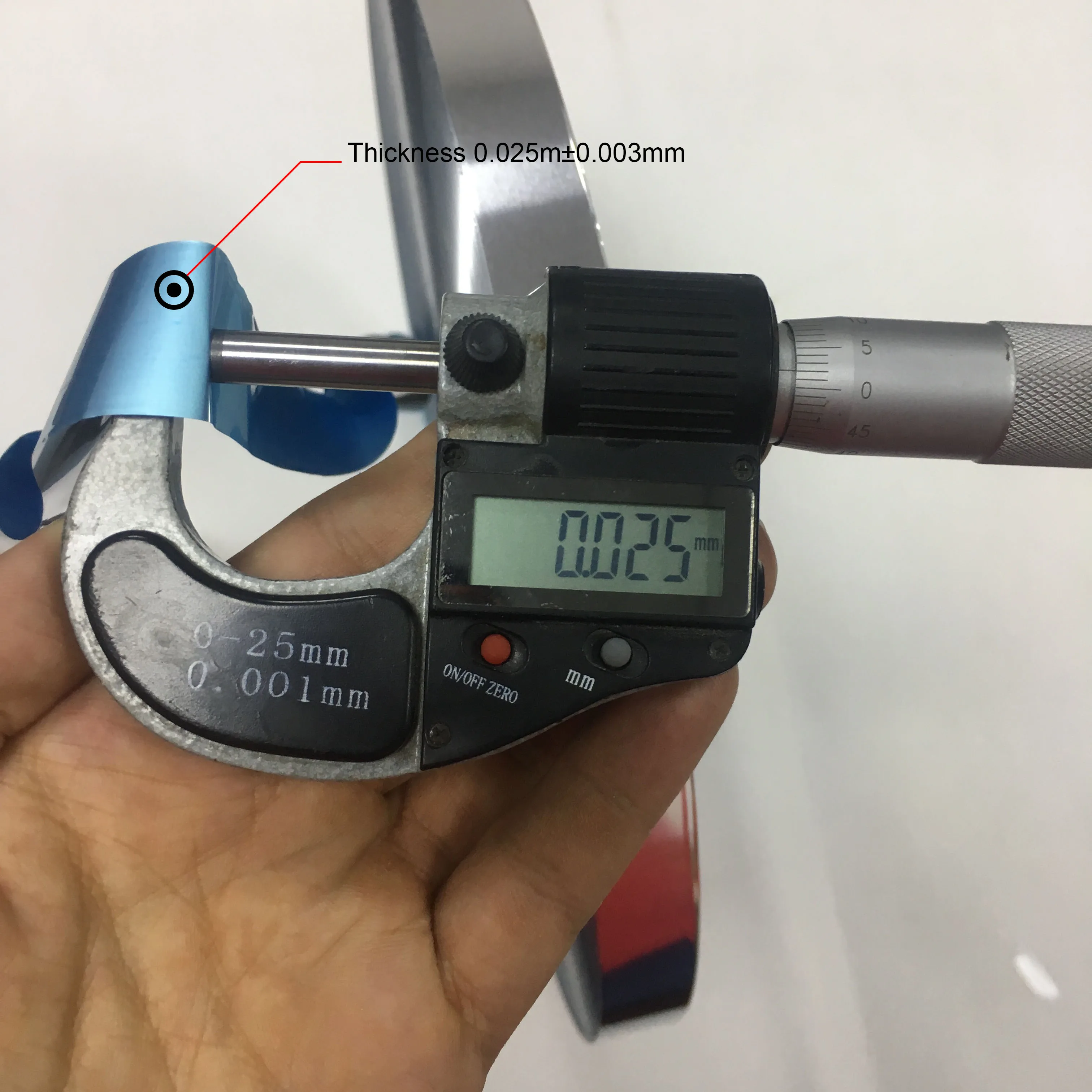 0.025mm Thick Aluminum Mylar Film Roll for Cable Shielding