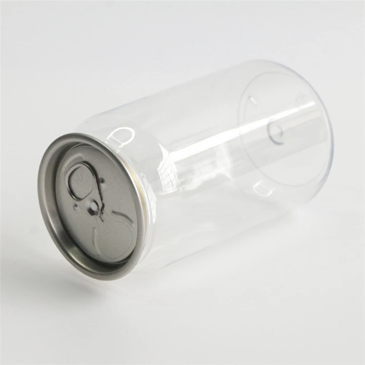 202# 345ML Plastic Easy Open Can - Clear PET Bottle