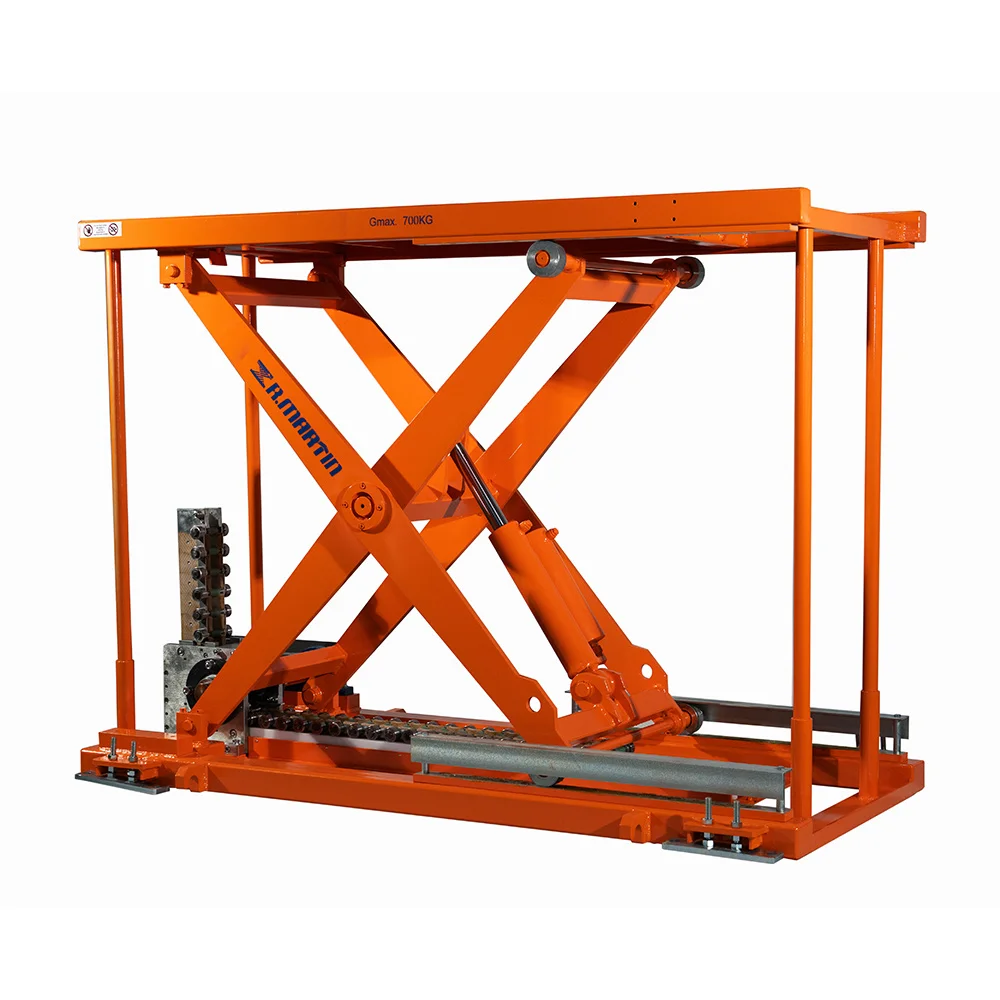 Steel Chain Lifting Platform Platform Table Lift Mini Home Steel ...