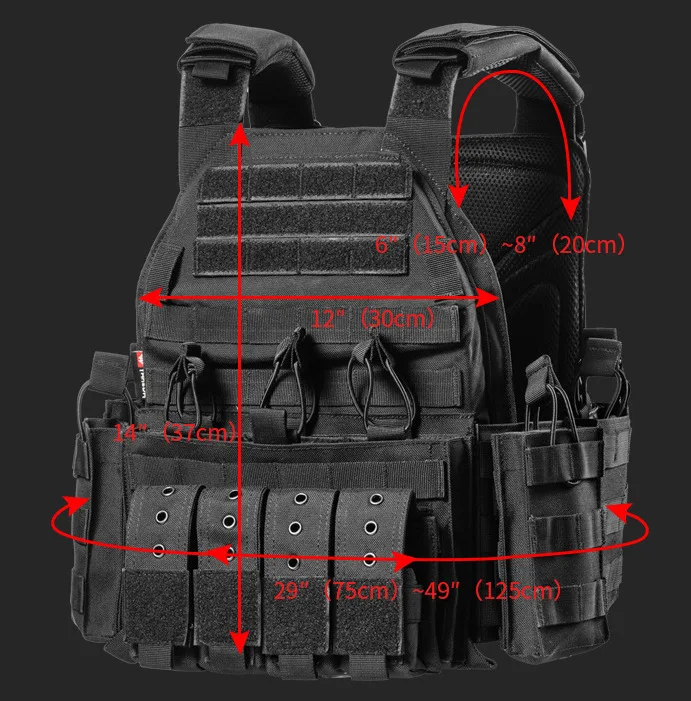 Factory Wholesale Stylish Polyester Tactical Vest with Zipper Closure ...