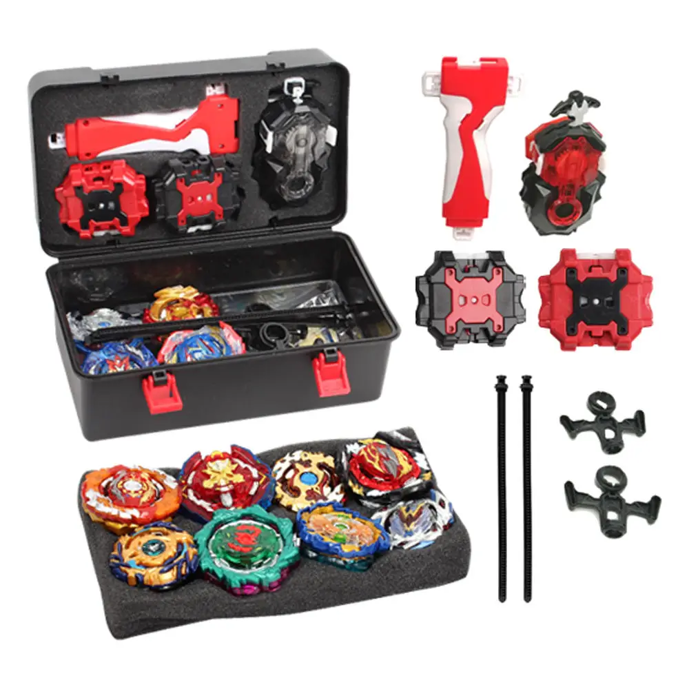 Kyktoys Spinner Gt Spinning Top Burst Battle Metal Handle Bay Gun With ...