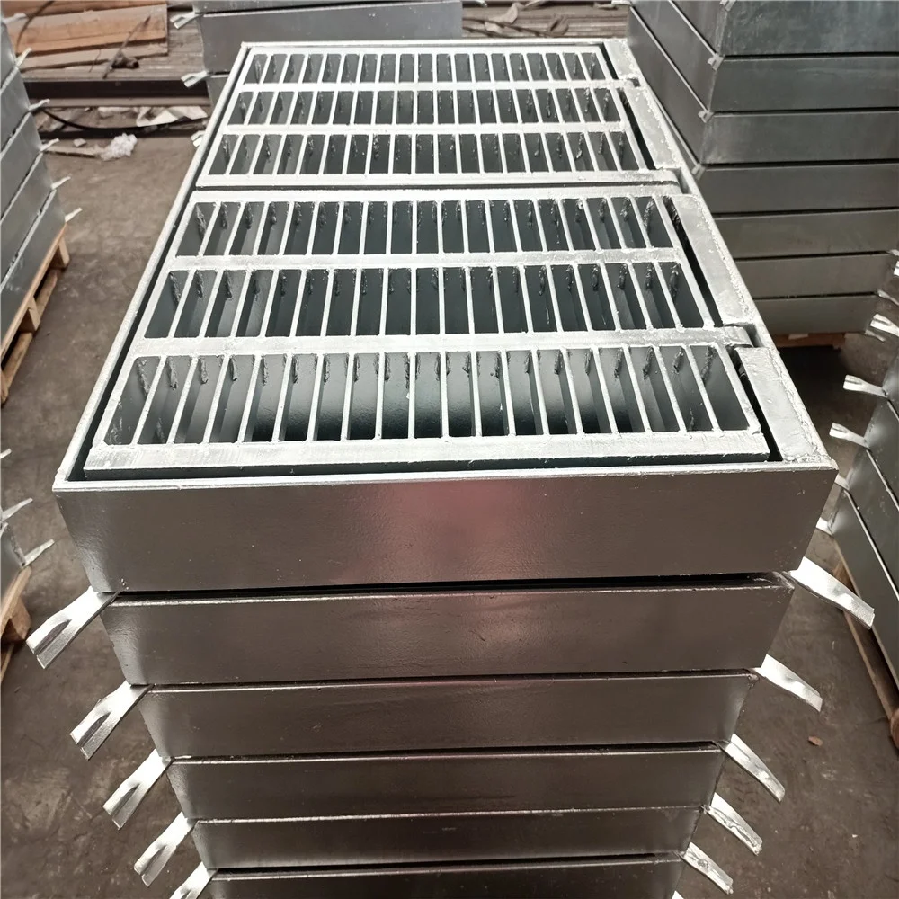 Galvanized Grating Heavy Duty Vehicular Steel Drainage Manhole Cover ...