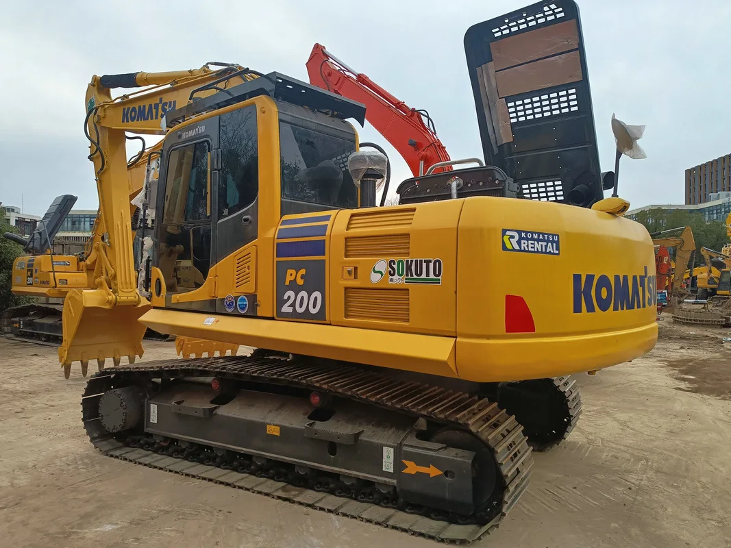 Japan's High Quality Komatsu Pc200-8 Used Excavator 20 Tons Pc200-n1 ...