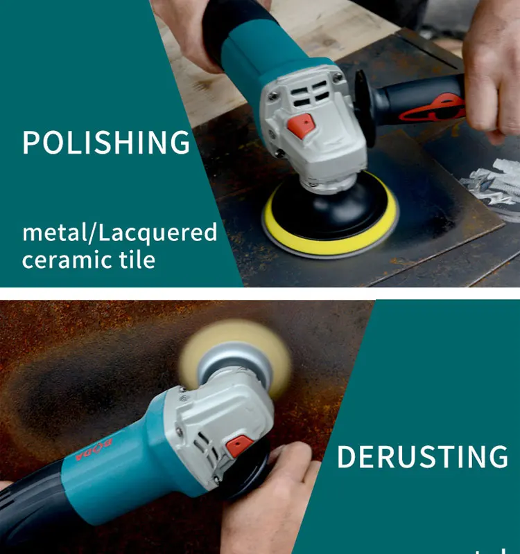 Boda Power Tools Hand Grinding Machine Polisher Household 4 Inch Mini ...
