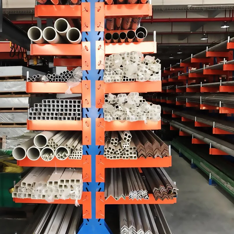 Industrial Cantilever Racking System Warehouse Metal Heavy Duty ...